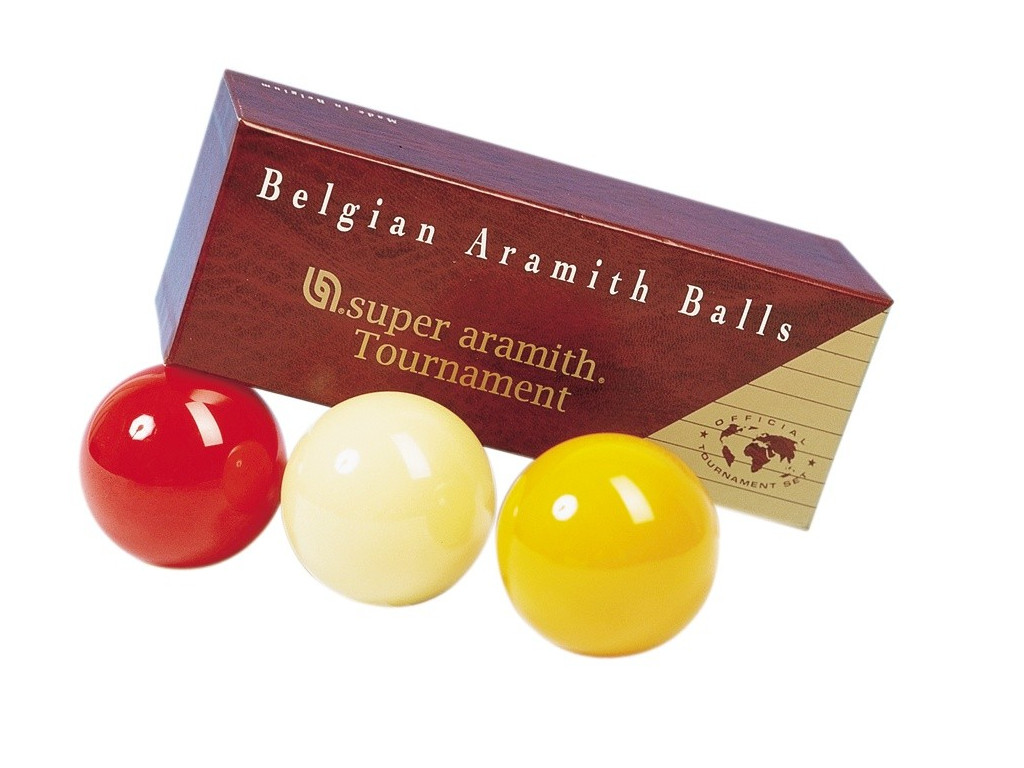 Billes de billard français SUPER ARAMITH Tournament - 61.5 mm